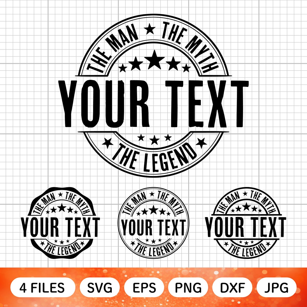 Custom the Man the Myth the Legend SVG, Grandpa Svg, Fathers Day Svg ...