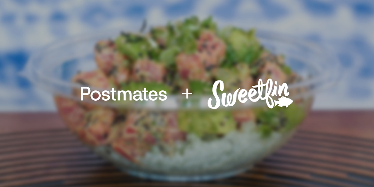 Postmates Now Exclusive Delivery Partner of Sweetfin | by Postmates ...