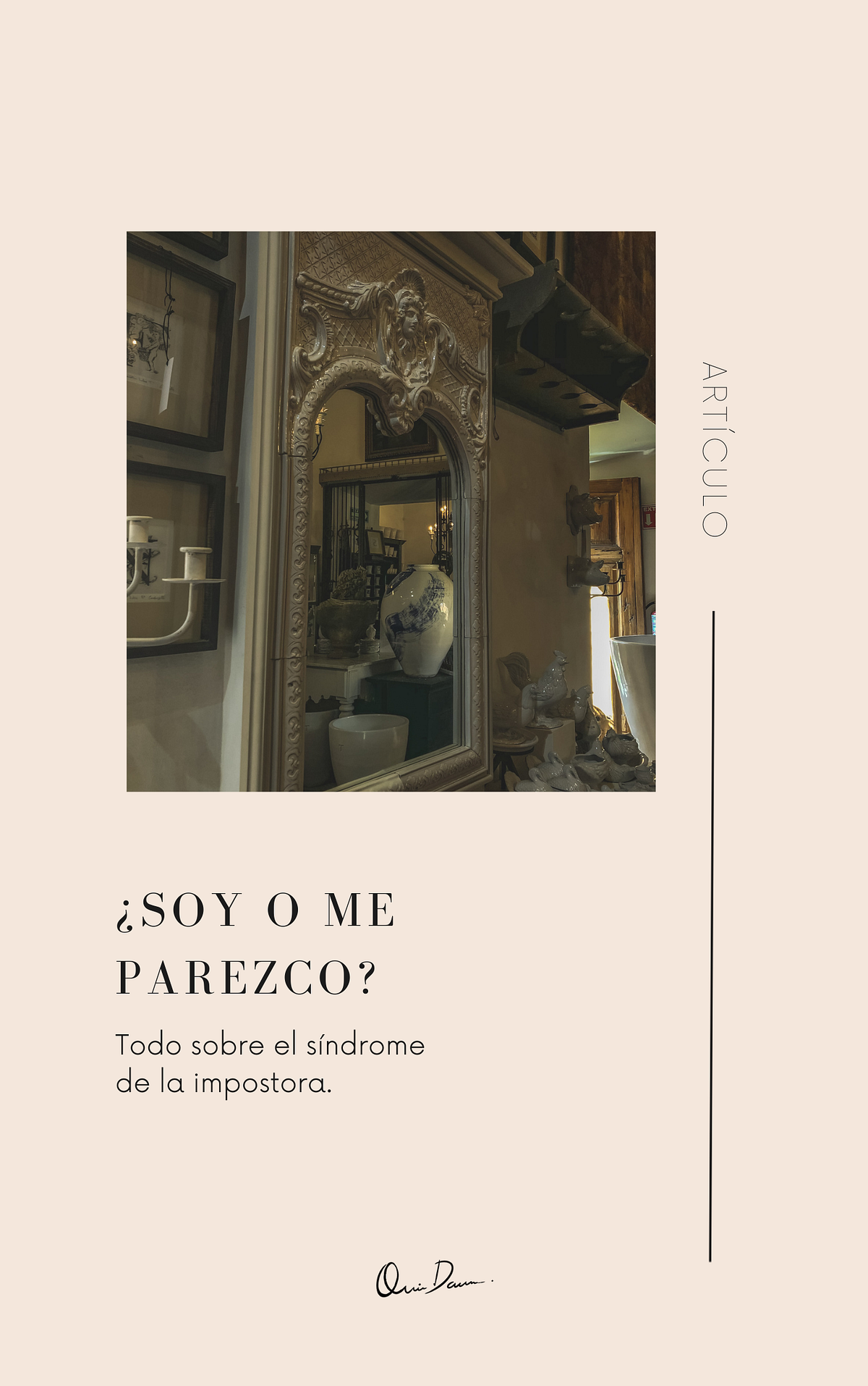 ¿SOY O ME PAREZCO?. “Le juro, le insisto al de la puerta… | by Quia ...