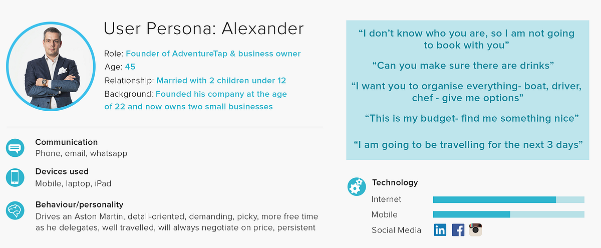 Using Personas to Influence User Experience Design | by Matthew Weprin ...