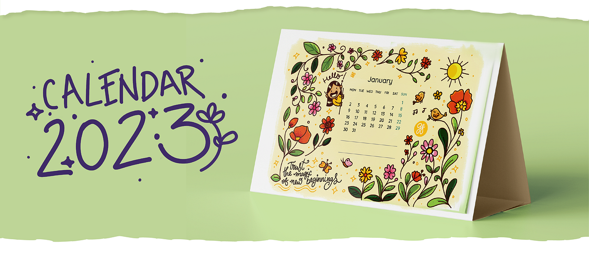 You have to get this calendar!. This little calendar is the prettiest ...