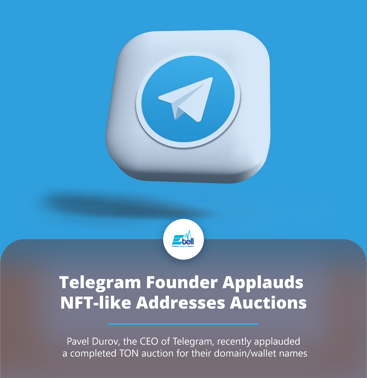 Telegram Founder Applauds NFT-like Addresses Auctions With Plans to ...