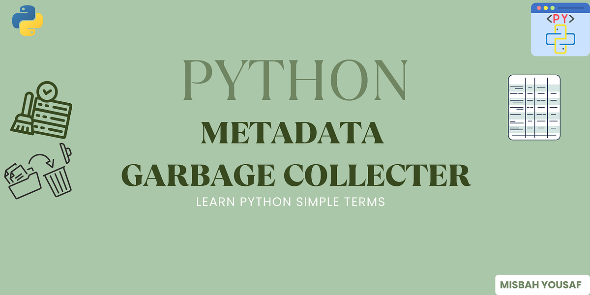 Python Metadata and Garbage Collection | by Misbah yousaf | Medium