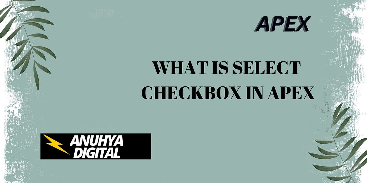 What is Select CheckBox in Apex. In our previous blog post we had… | by ...