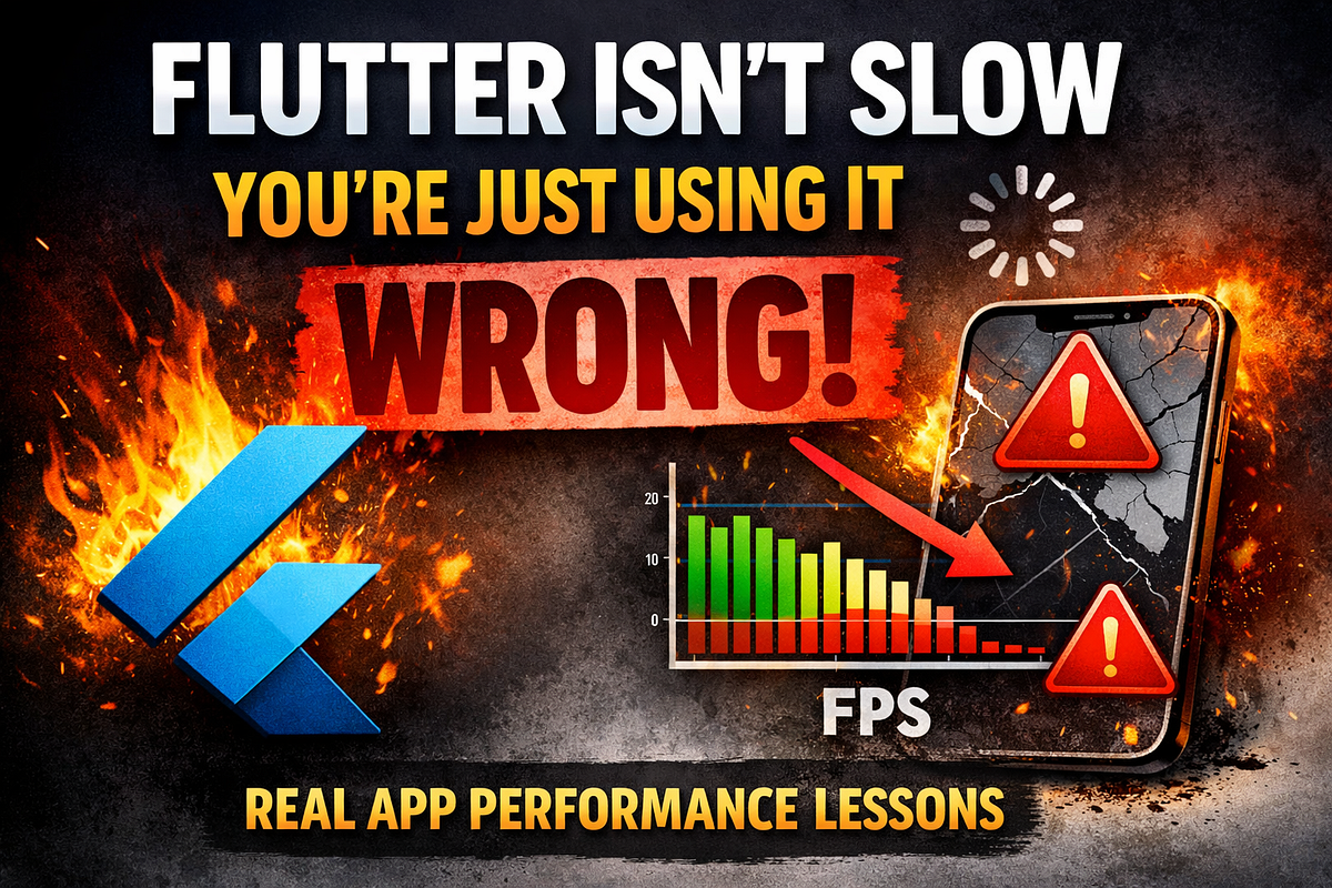 Flutter Isn’t Slow You’re Just Using It Wrong | by Mahan | Dec, 2025 ...