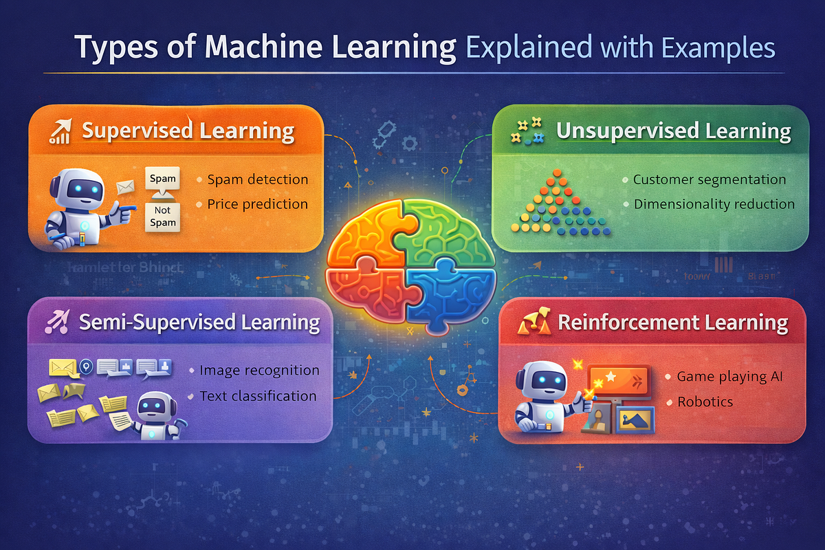Types of Machine Learning Explained with Examples | by Learner | Jan ...
