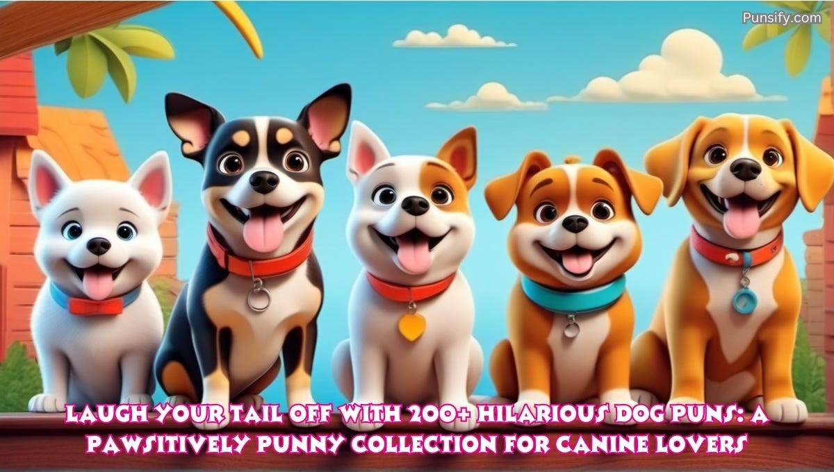 Laugh Your Tail Off with 200+ Hilarious Dog Puns: A Pawsitively Punny ...