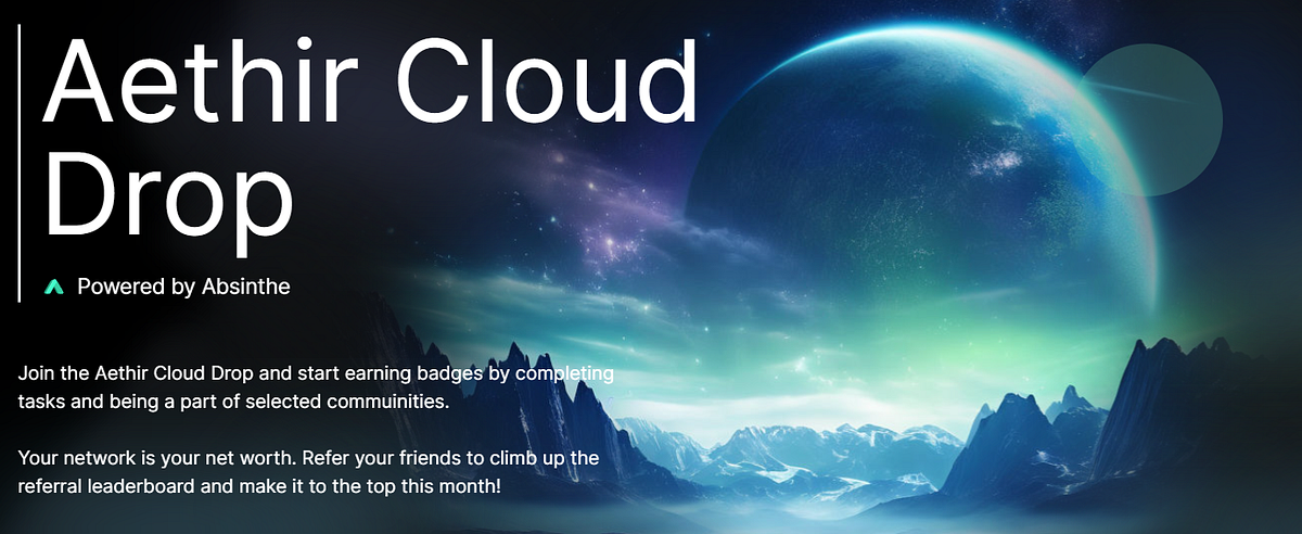 💥Simple guide on AethirCloud Cloud AirDrop☁️🪂 - sankara suthapalli - Medium