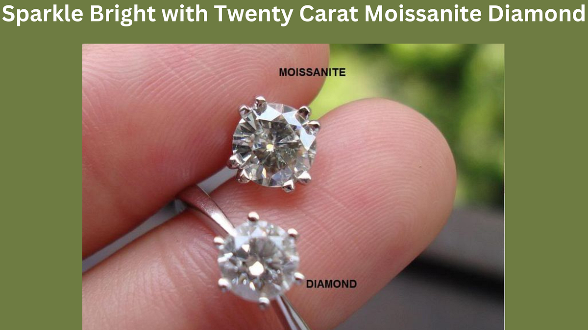 Sparkle Bright with Twenty Carat Moissanite Diamond | by Aadiyogiteam ...