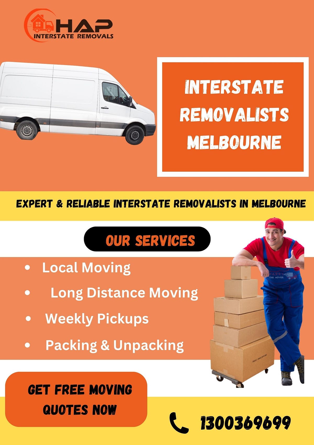 Interstate Removalists Melbourne - hapinterstate removals - Medium