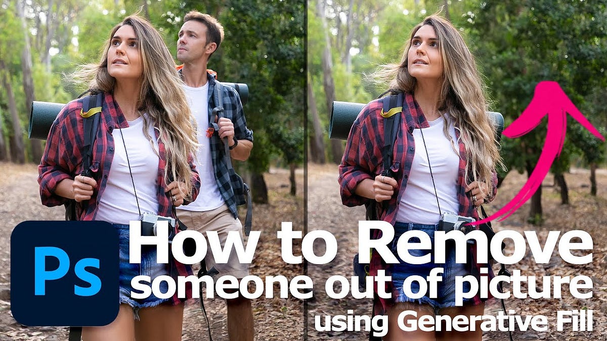How to use Photoshop Remove person by AI tool - how to adobe - Medium
