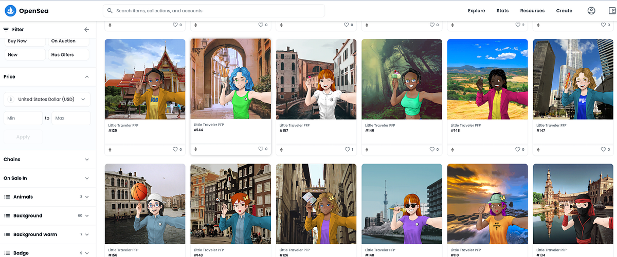 The Little Traveler. The first Profile Picture PFP NFT for… | by Luca ...