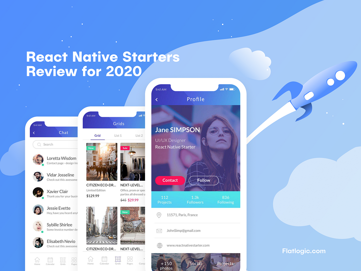 React Native Starter Kits Review for 2020 | by Flatlogic Platform | Bits and Pieces