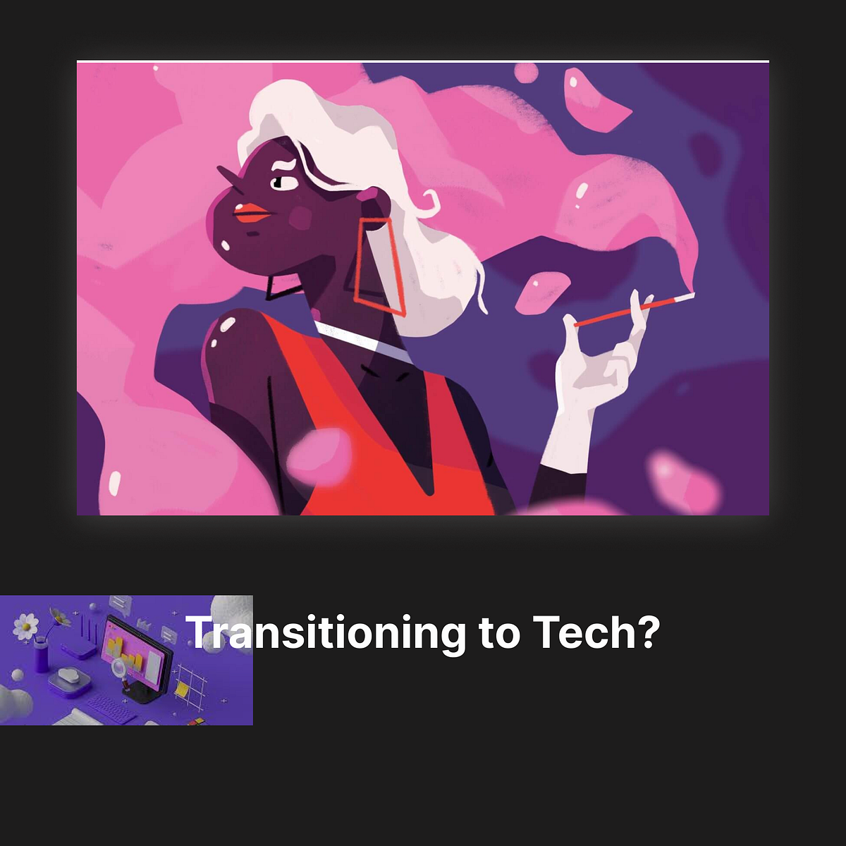 Challenges you face as a woman transitioning into tech; Her experience ...