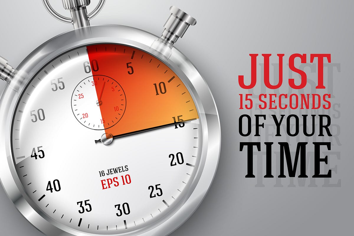 The 15 Second Sales Rule. From an early age we are taught to… | by ...