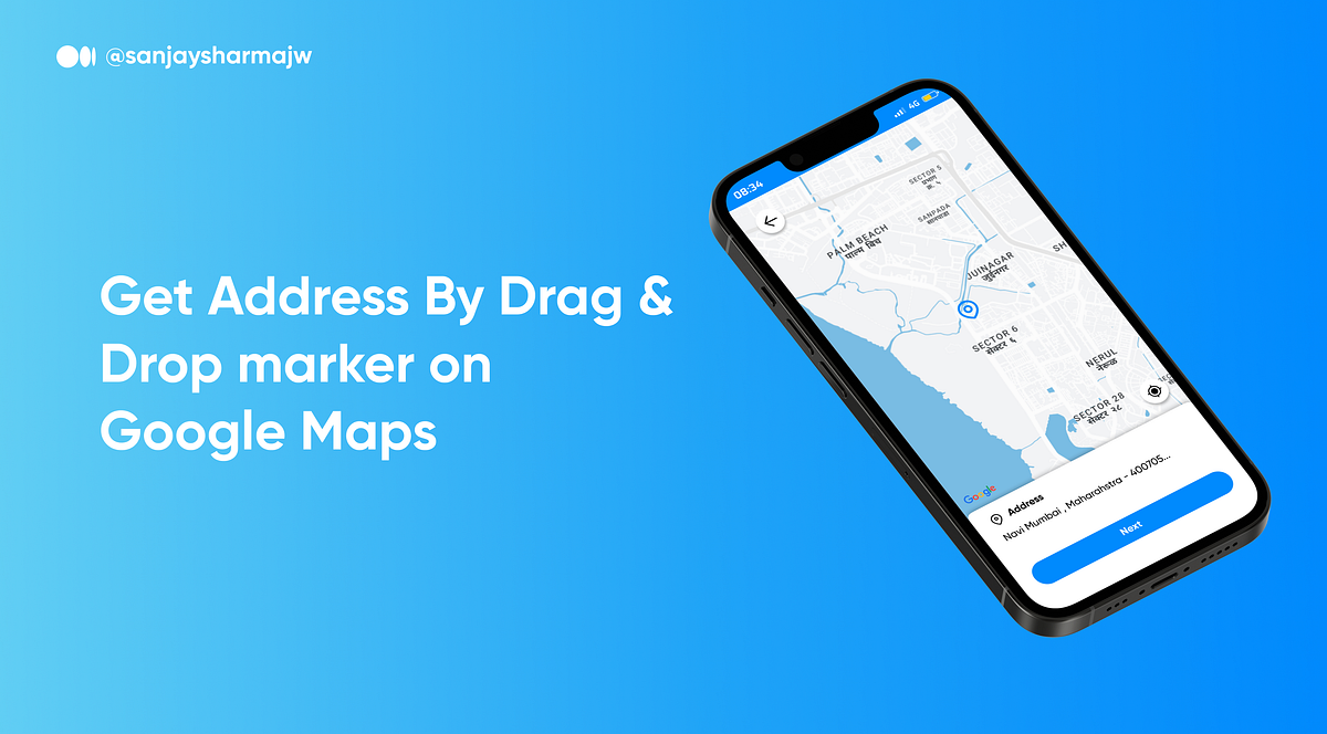 Get Address By Drag & Drop marker on Google Maps — Flutter | by Sanjay ...