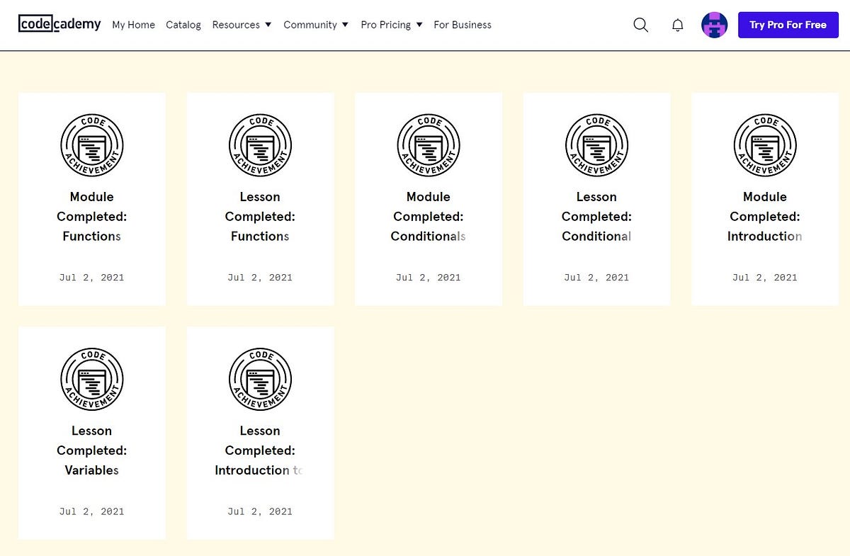 CodeAcademy — Javascript Lessons - Haywad Bakhtari - Medium