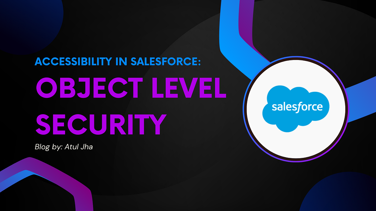 Accessibility in Salesforce: Object level security | by Atul jha | Medium