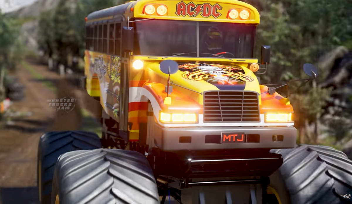 Insane Mud Race: Megalodon Takes on Monster Bus in Monster Jam Madness ...