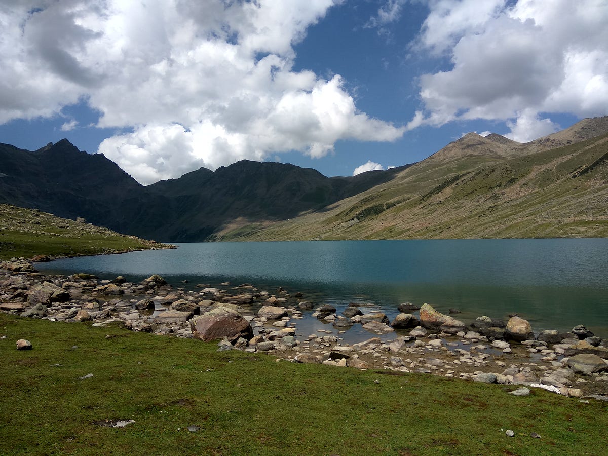 One Day Trek To Gangbal lake. We Started trek at 5:30 AM from Naranag ...