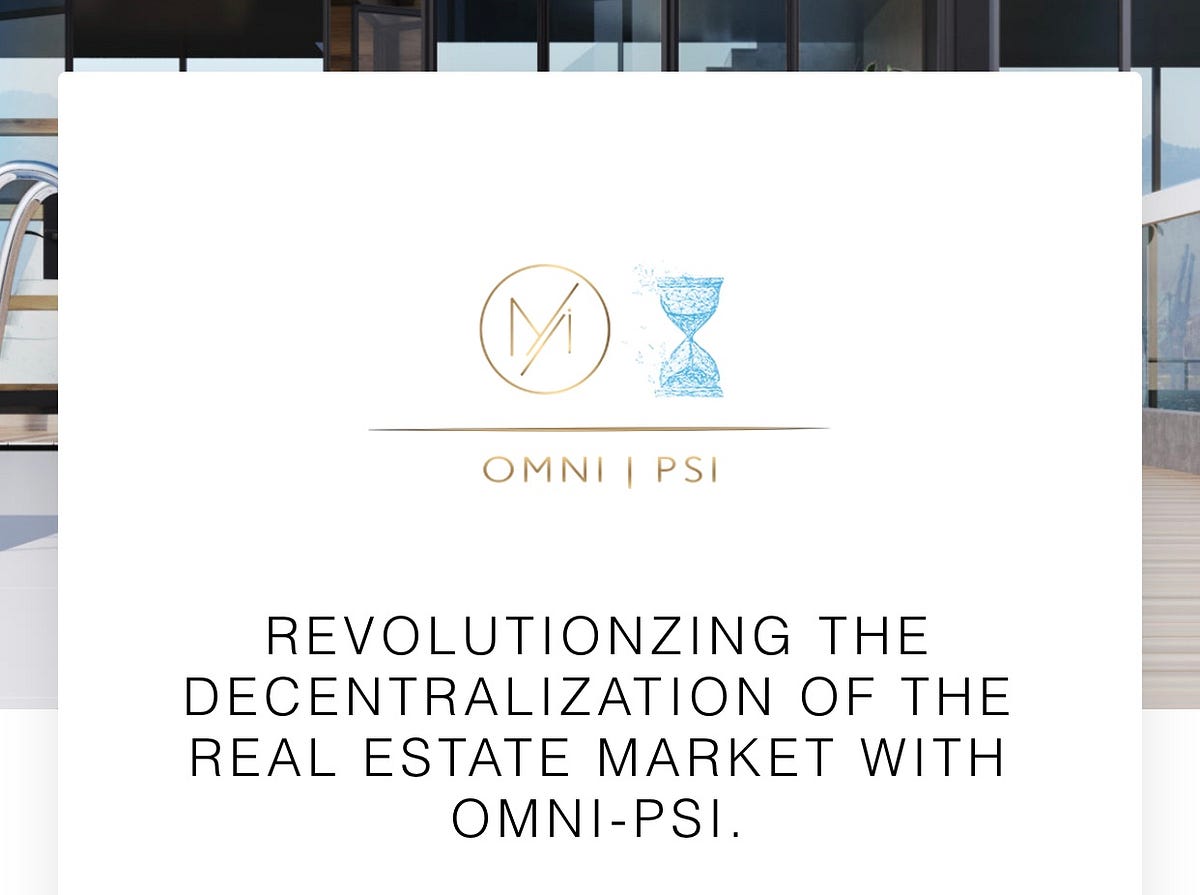 In our first article, we explained the background of OMNI, what we do ...