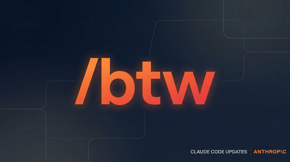 Claude Code’s Secret Weapon: Meet the “/btw” Command | by Ercan ATAY ...