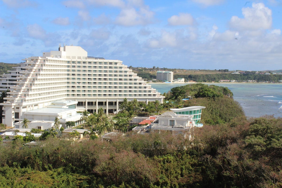 The view from my window on Guam. Guam’s a remote island in the Pacific ...
