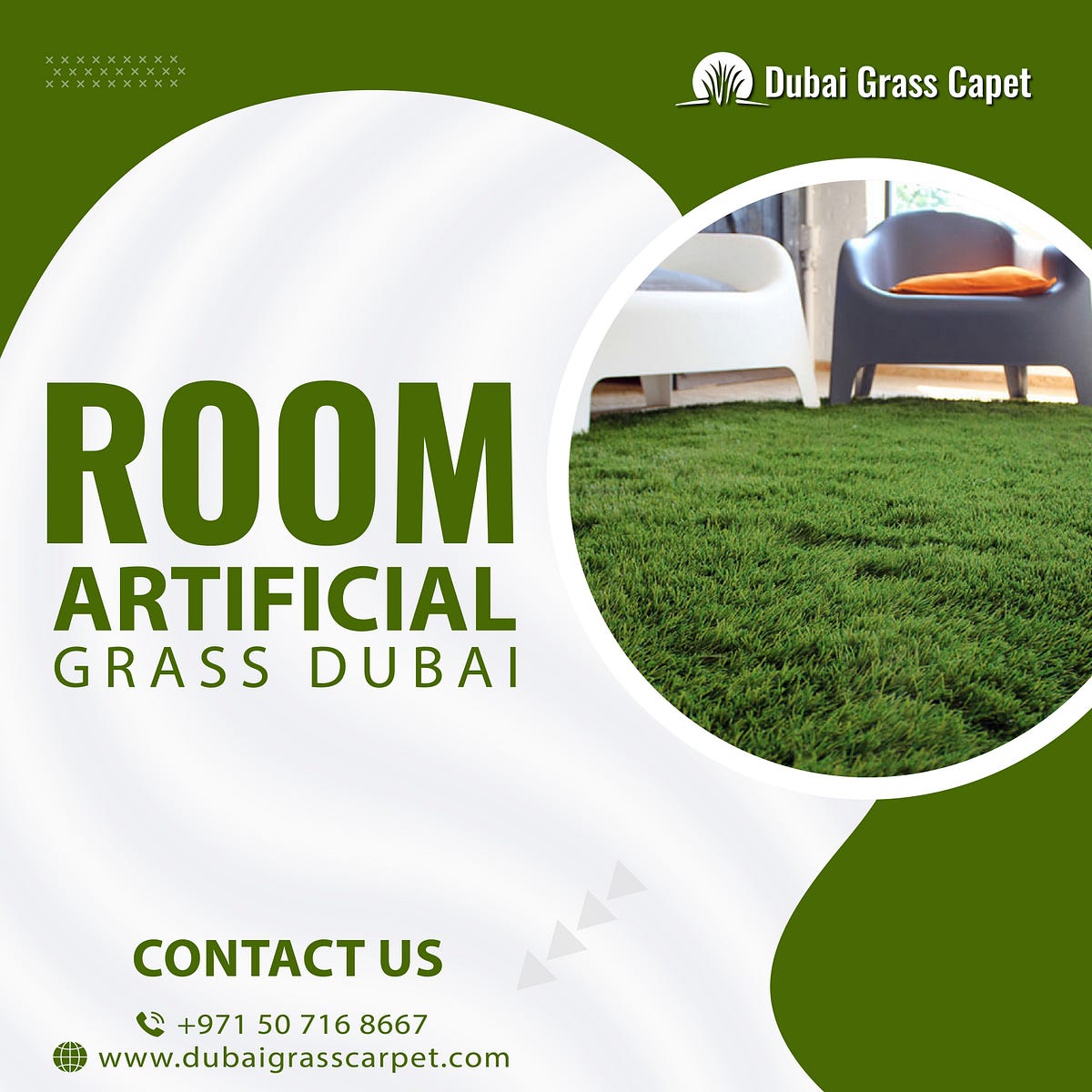 Transform Your Interior with Room Artificial Grass Flooring - Dubai ...