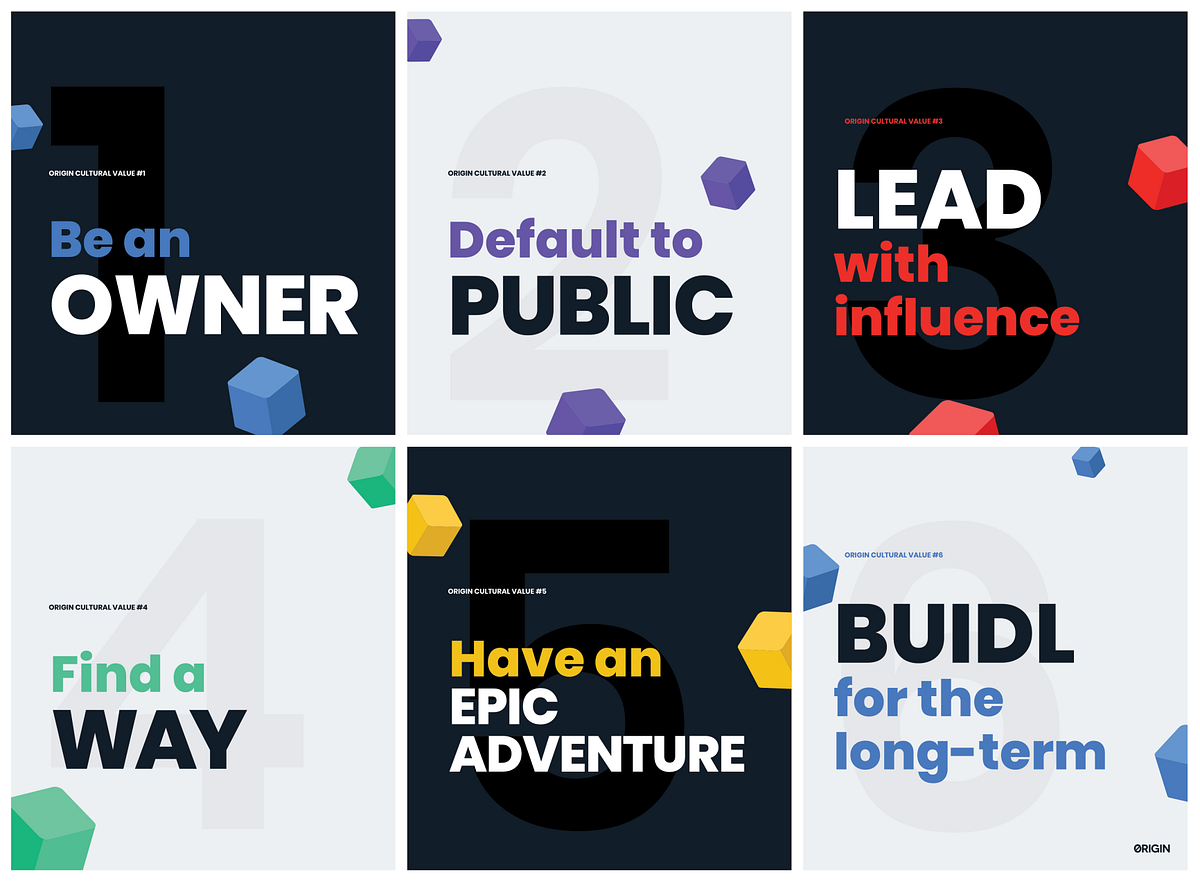 Building a Better Company and Community — Origin’s Cultural Values | by ...