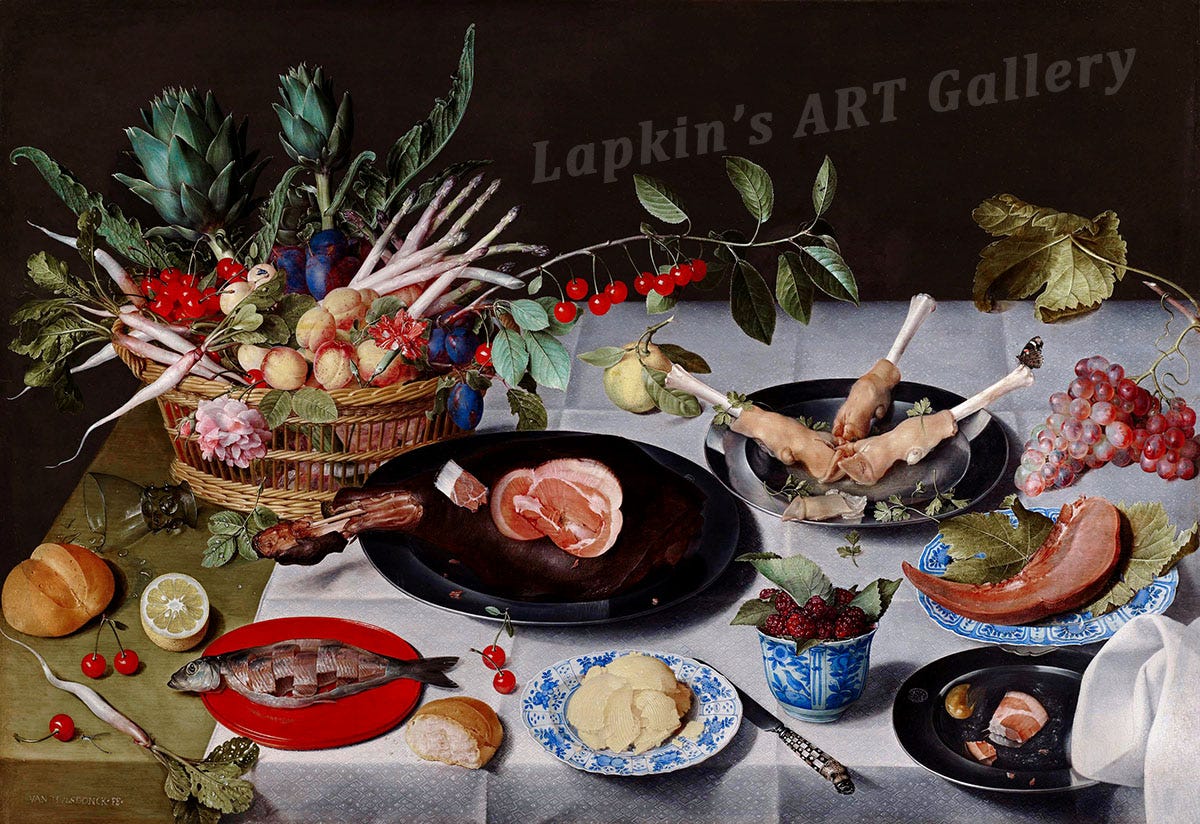 Simple Breakfasts of the Dutch Golden Age | by Lapkin's ART Gallery ...