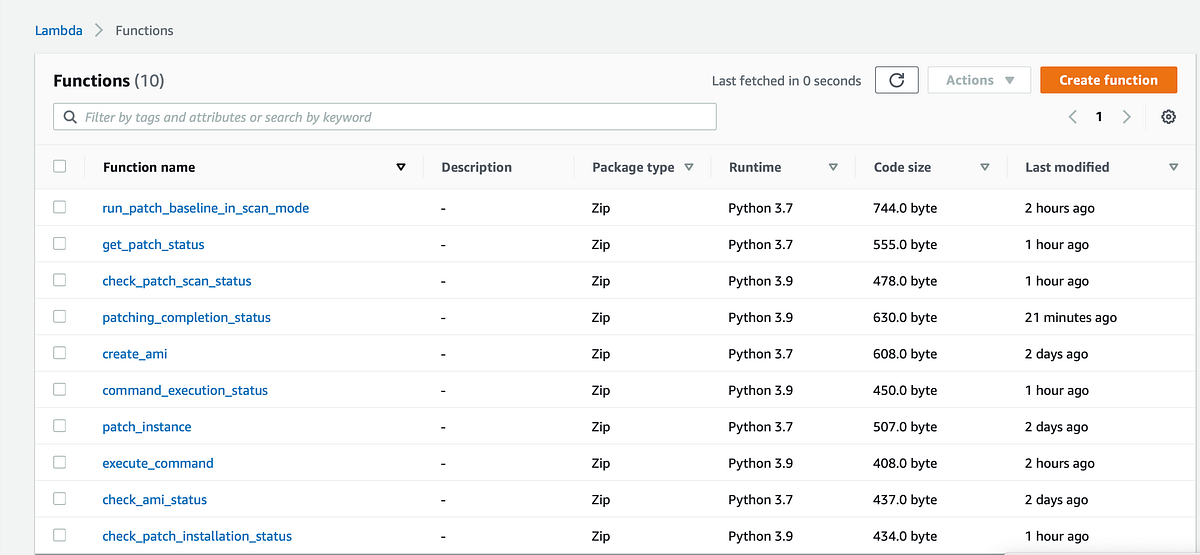 Automated Patching Workflow Using AWS SSM, Lambda And Step Functions | by Vinayak Pandey | FAUN ...