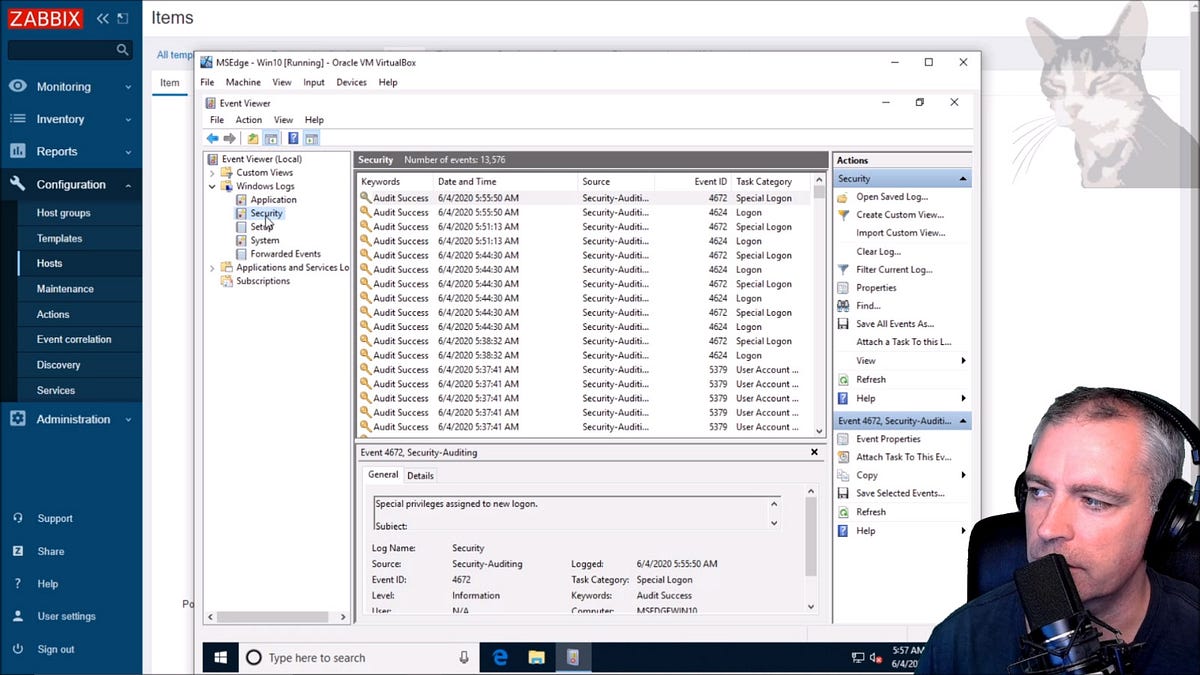 Reading Windows Event Logs in Zabbix | by Sean Bradley | Zabbix Tutorials | Medium