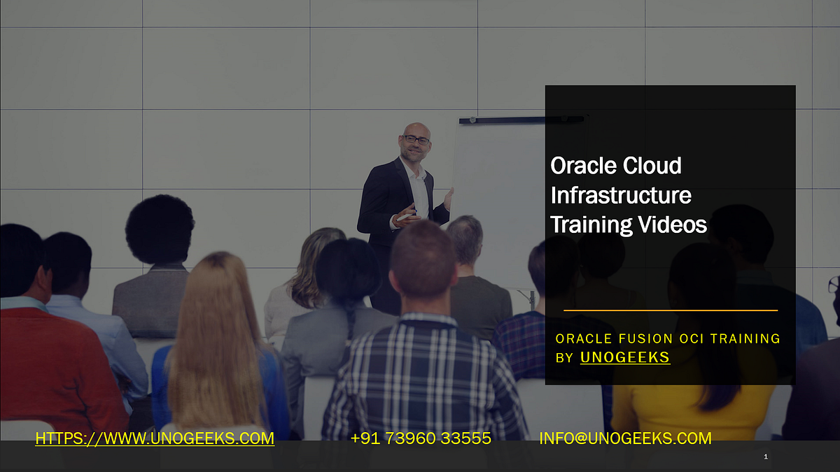 Oracle Cloud Infrastructure Training Videos | by Shiva Yarlagadda | Medium