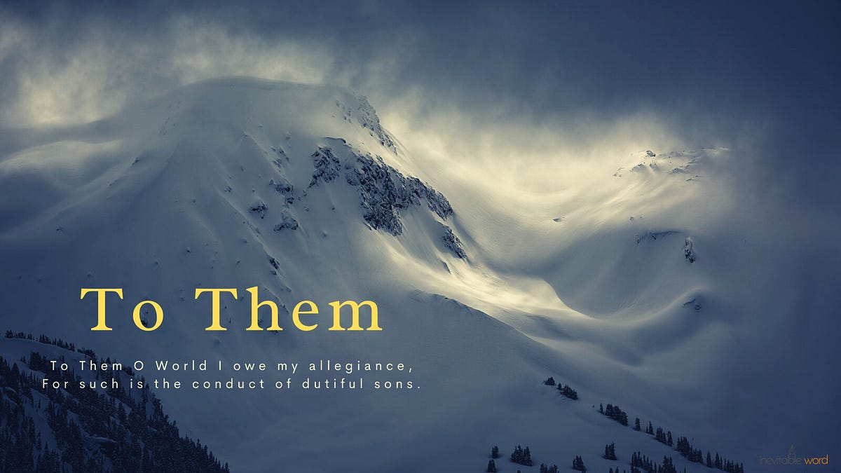 To Them - Inevitable Word - Medium