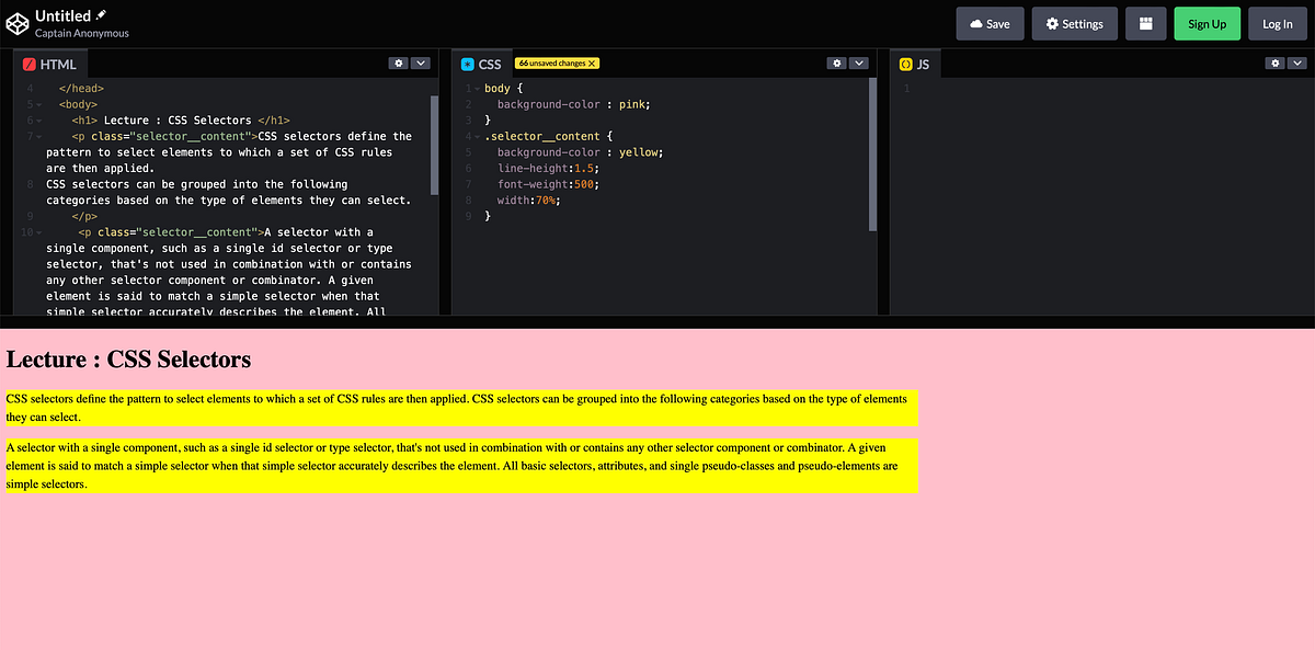Excelling at CSS Selectors:Unleashing the Power of Style | by Smriti Rastogi | Medium