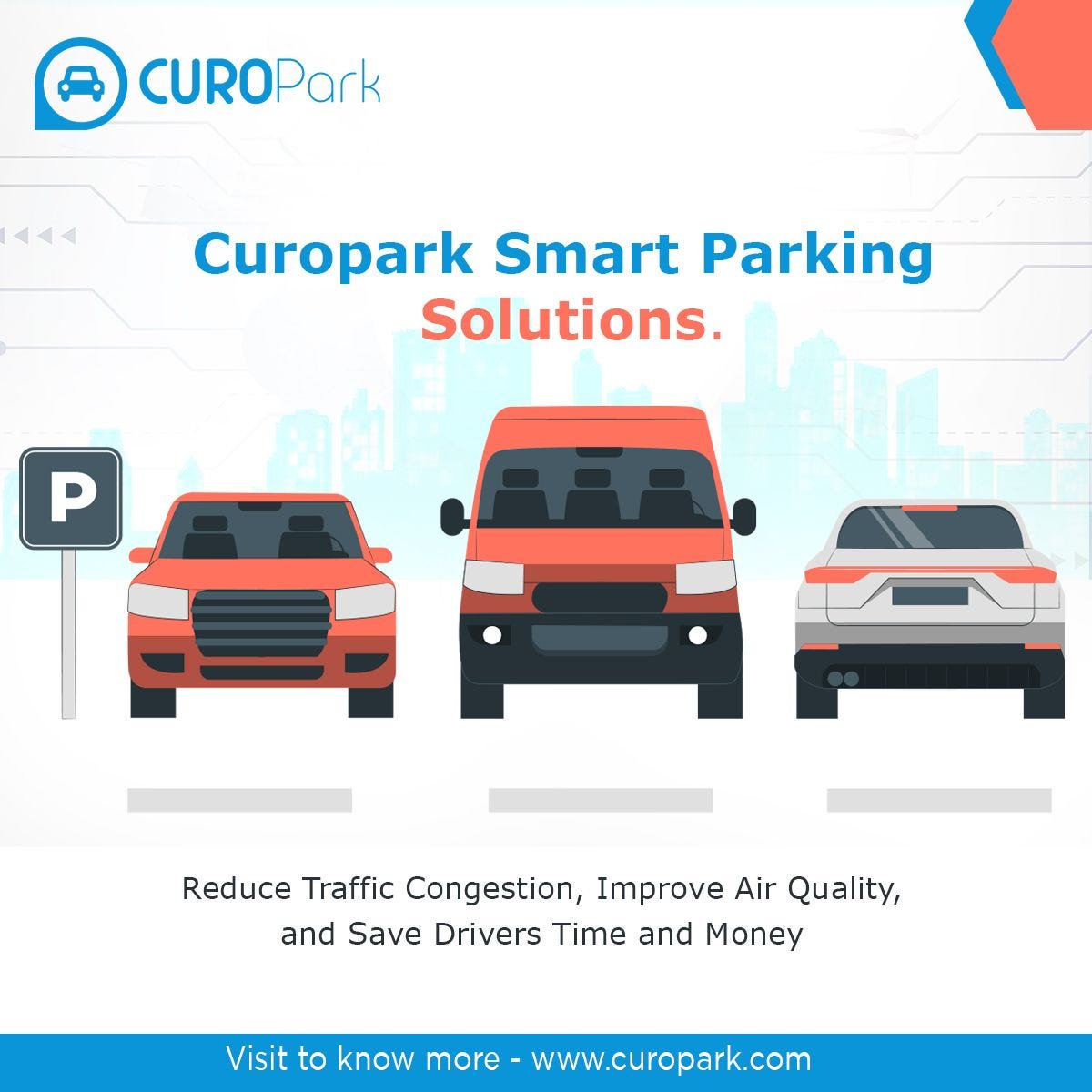 Smart parking solutions - CuroPark - Medium