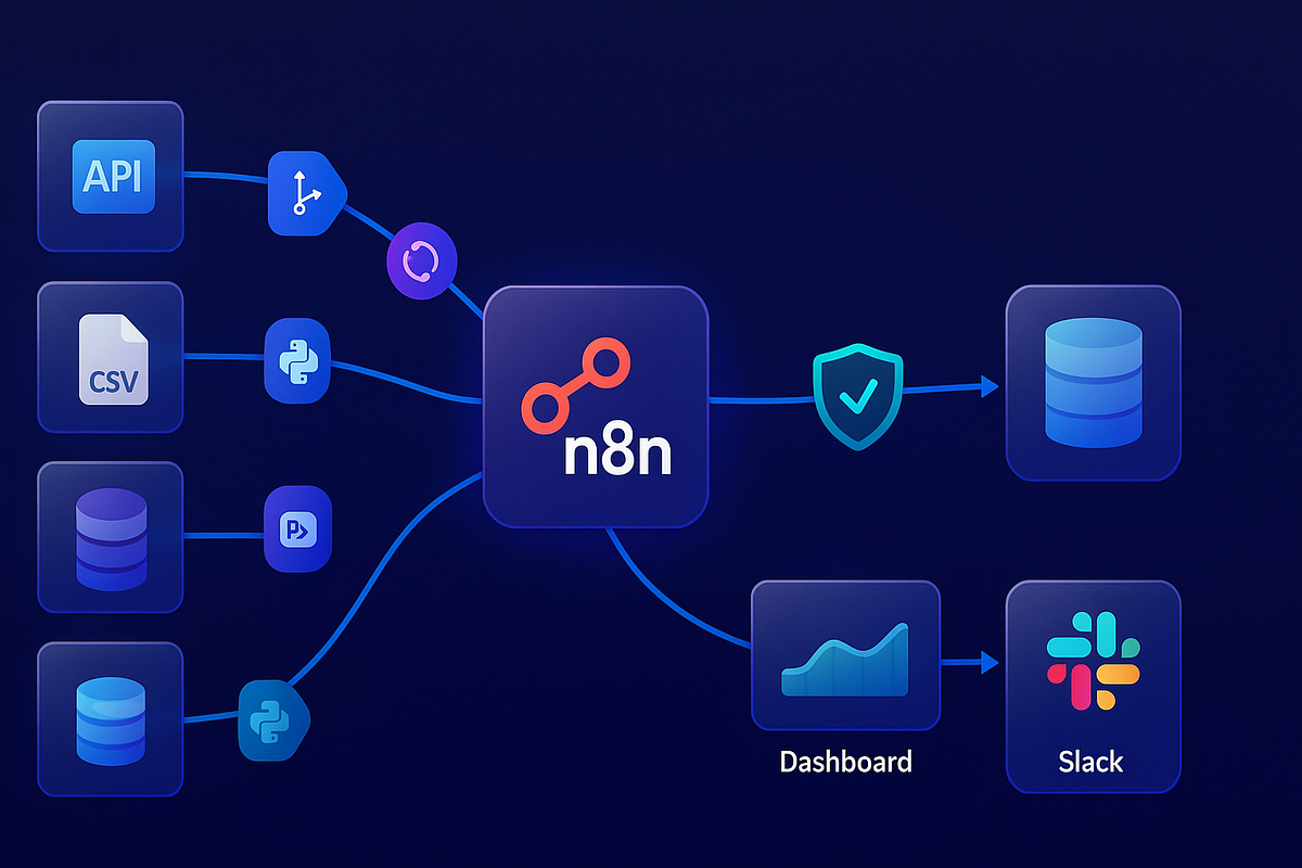 Low-Code Data Science Pipelines with n8n | by Bhagya Rana | Oct, 2025 | Medium