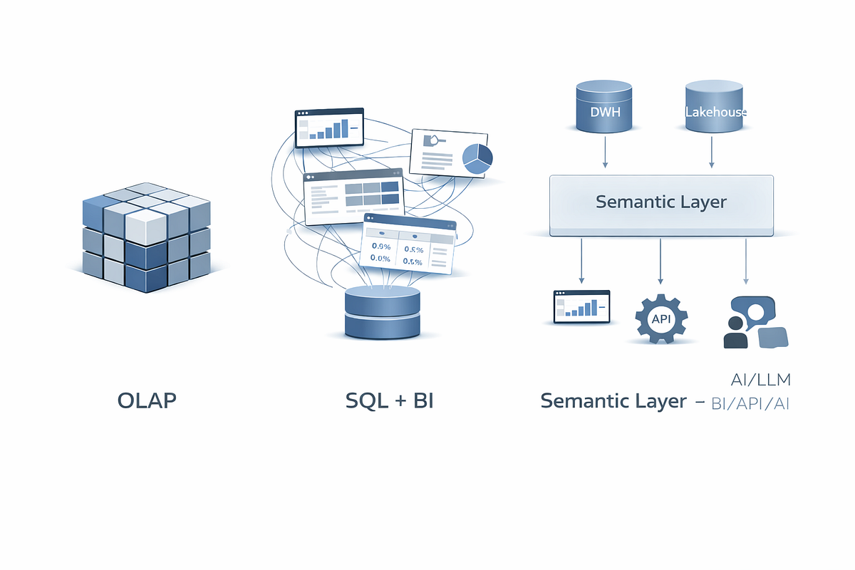 Semantic Layer in an Open-Source Architecture | by Sergey Gromov | Medium
