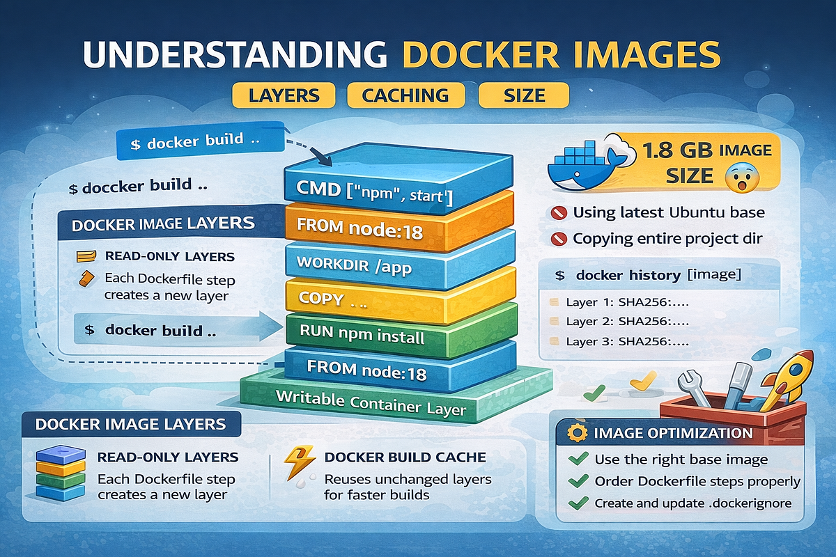 🧠 Docker Images Explained (Layers, Caching & Reality)- Day3 | by ...