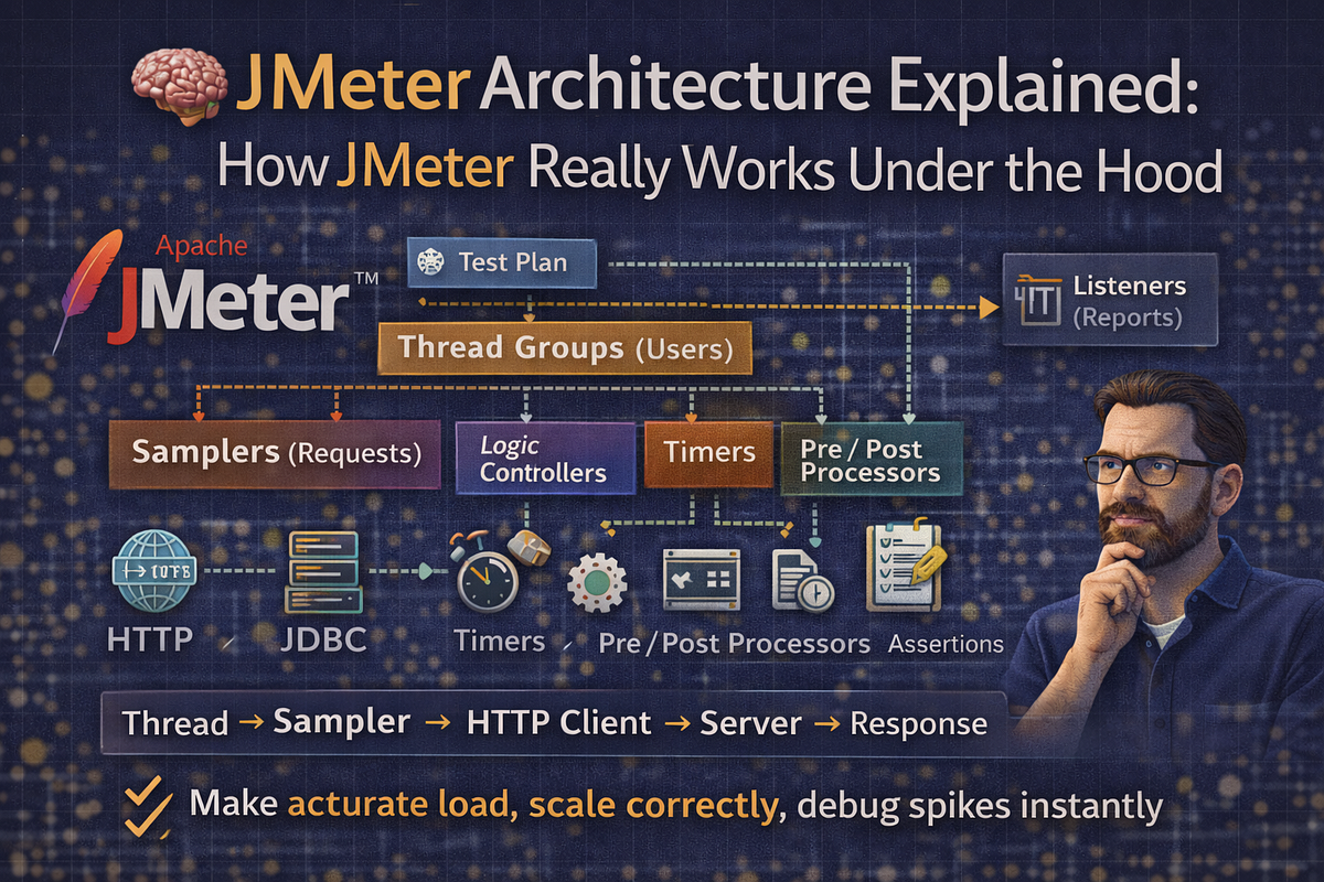 🧠 JMeter Architecture Explained: How JMeter Really Works Under the Hood ...