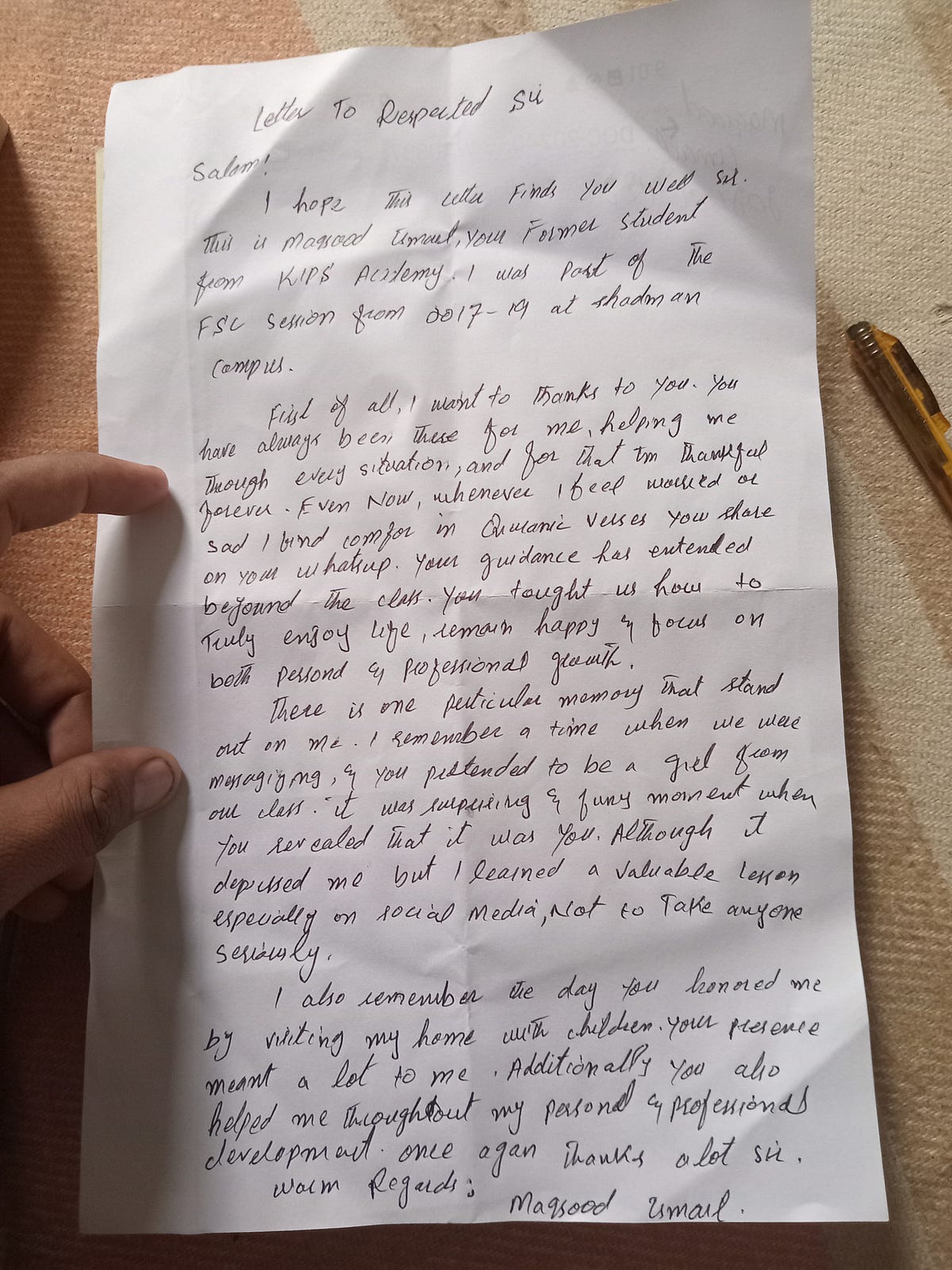 Reflecting on Gratitude: A Letter to My Former Teacher | by ...