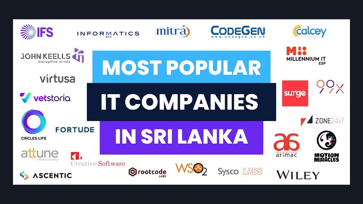 Sri lankan IT Company. The second Industrial revolution in the… | by ...
