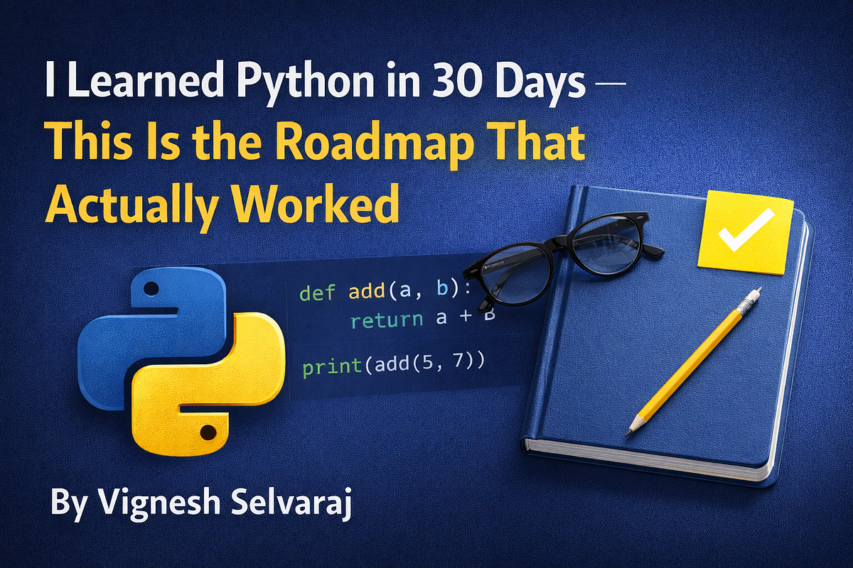 I Learned Python in 30 Days — This Is the Roadmap That Actually Worked ...