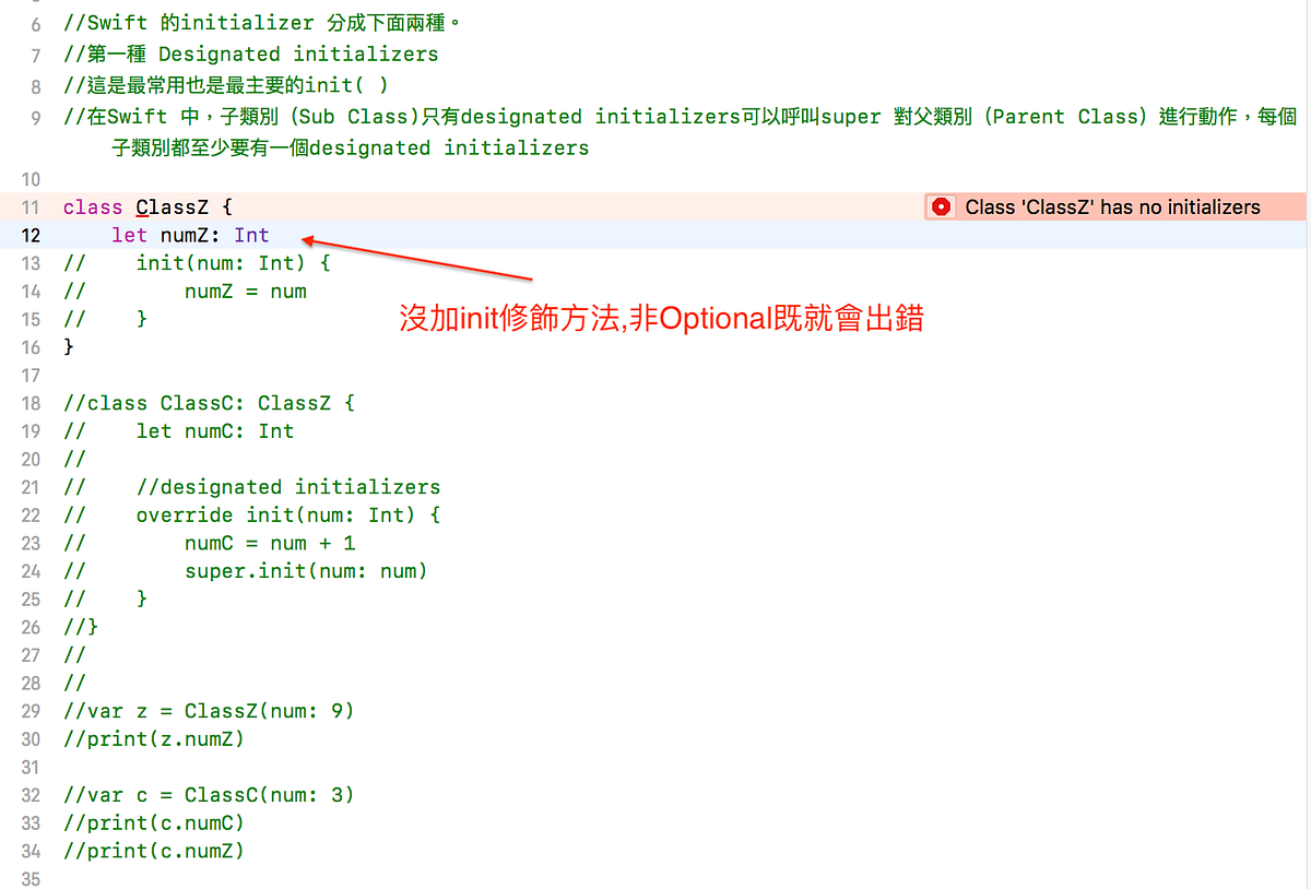 Swift . required簡單介紹/初始化init/designated initializers | by Lin | Medium