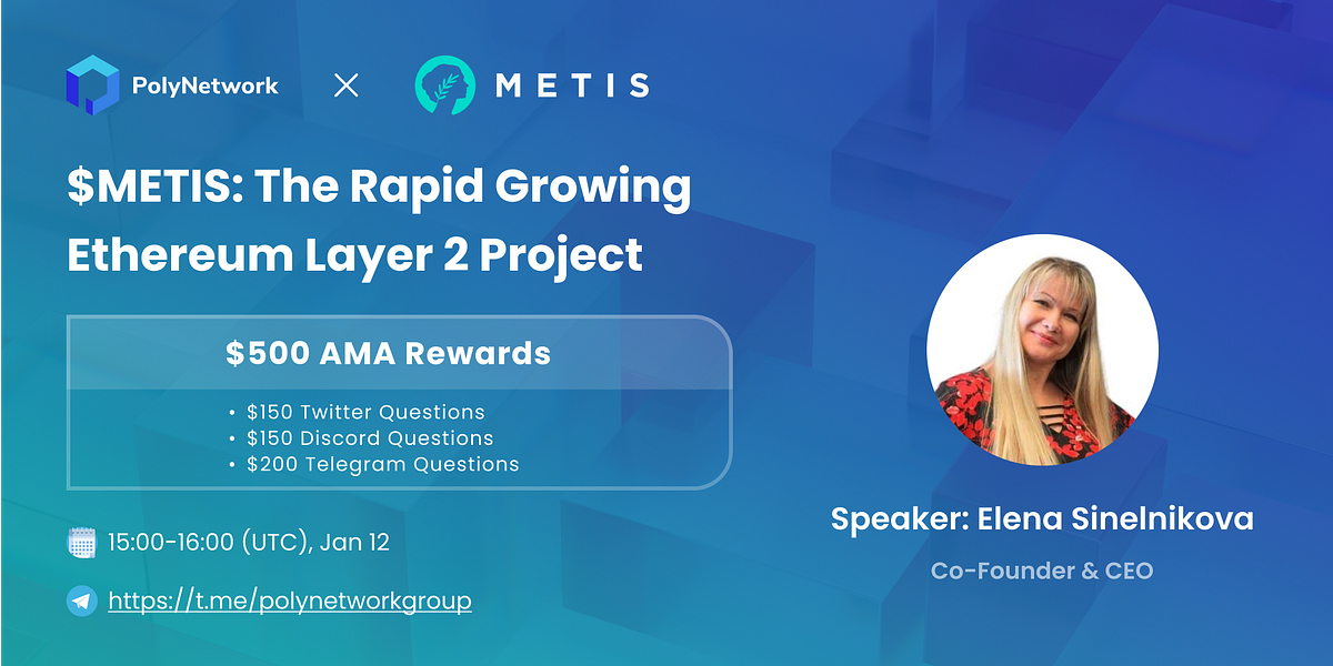 Poly Network AMA Events with Metis | by Poly Network | Poly Network | Medium