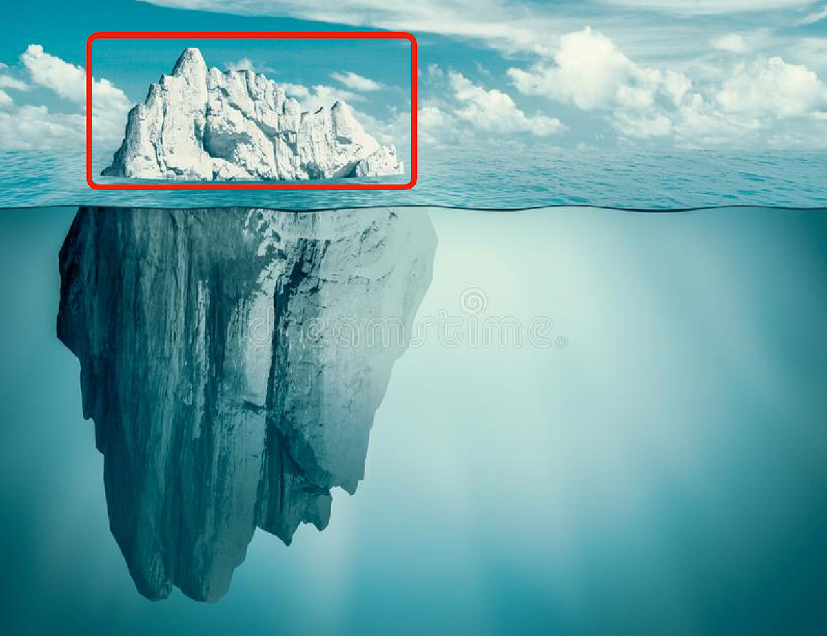 What Percentage Is the “Tip of the Iceberg”? | by Satoshi Higashino ...