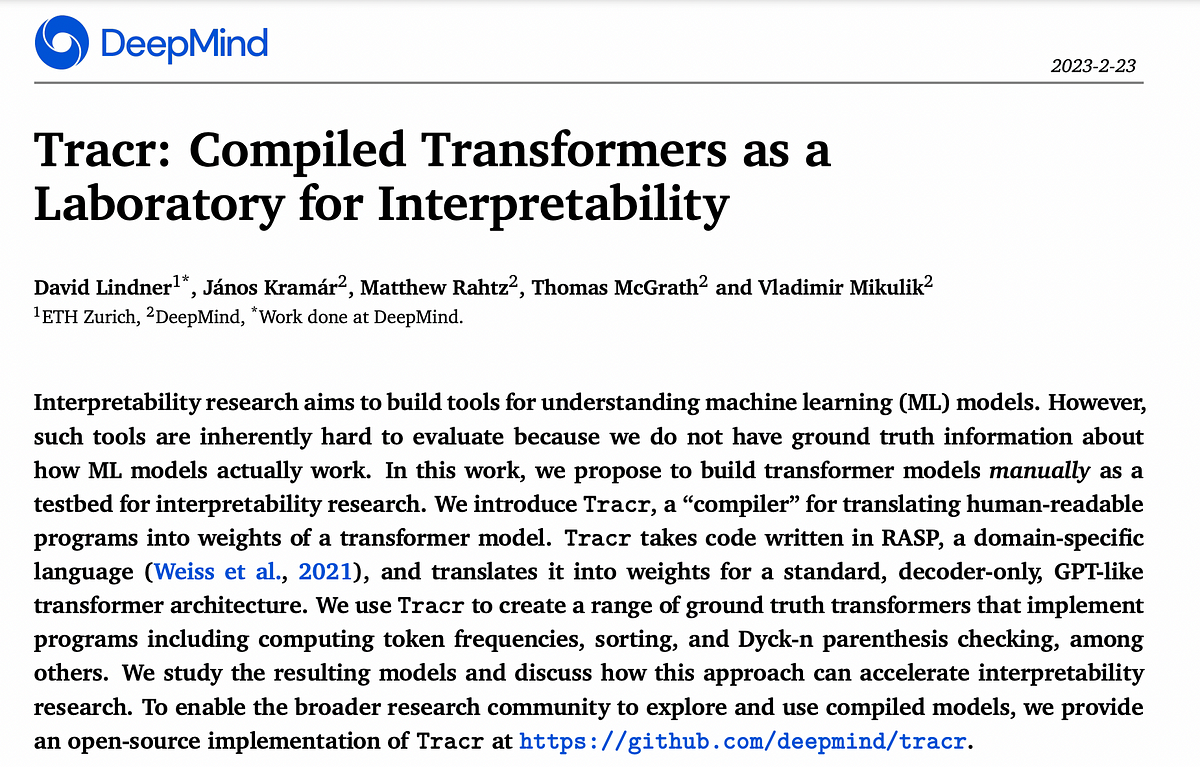 Tracr Deepmind Open Sources Transformer Compiler For Rasp By Minhaaj Rehman Mar 2023 Medium