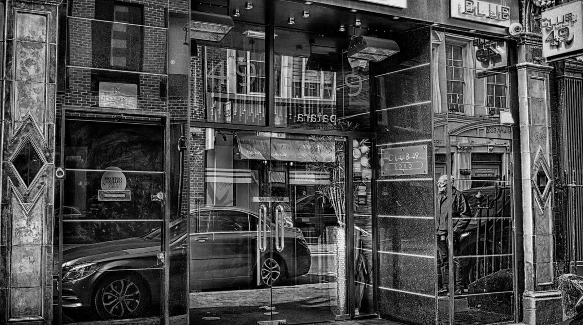 49 Greek Street — formerly Les Cousins | by Mike Press | Walk on the ...