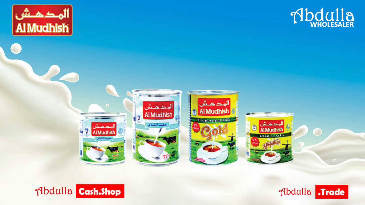 Al Mudhish Evaporated Milk Now Available. ..! #AbdullaTrading #Al ...