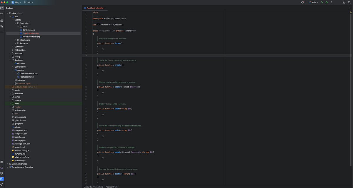 Create blog with Laravel 11 and Vue 3 | by Mindaugas Bernotas | Medium